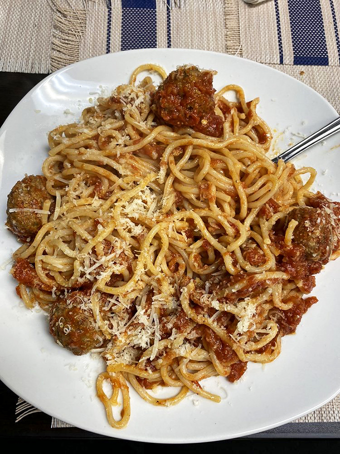 Spaghetti and meatballs—the comfort food equivalent of a warm hug from someone who really, really loves you.