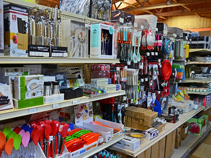 Kitchen gadget paradise where aspiring chefs and practical home cooks alike can stock up without the sticker shock of specialty stores.