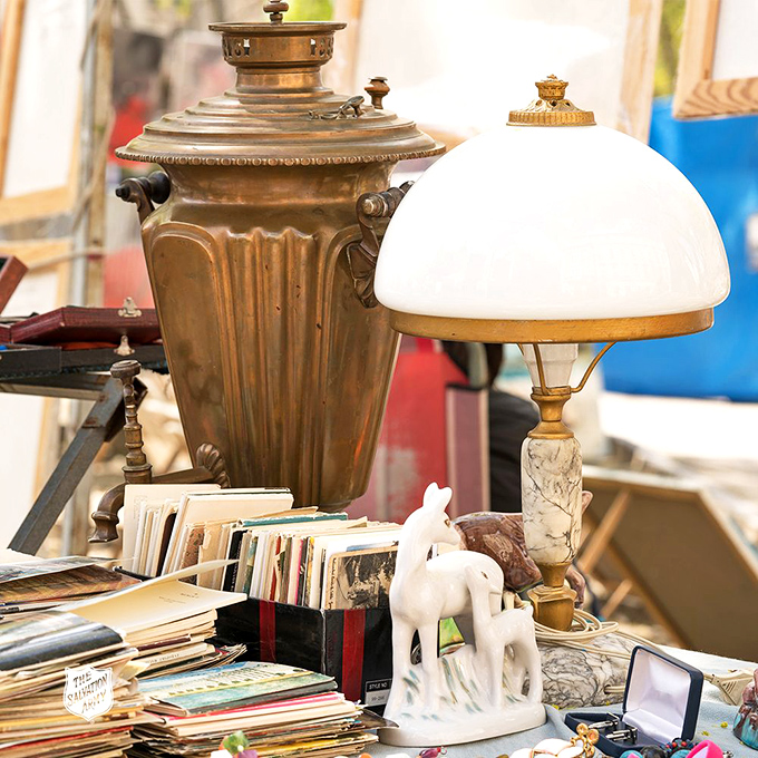 Antique lamps, marble bases, and porcelain figurines&mdash;the trifecta of "I-didn't-know-I-needed-this-until-now" shopping experiences.