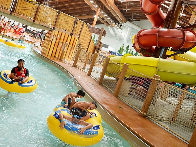 In-water chaise lounges&mdash;the aquatic equivalent of first-class airplane seats. Half submerged, fully relaxed, and completely genius.