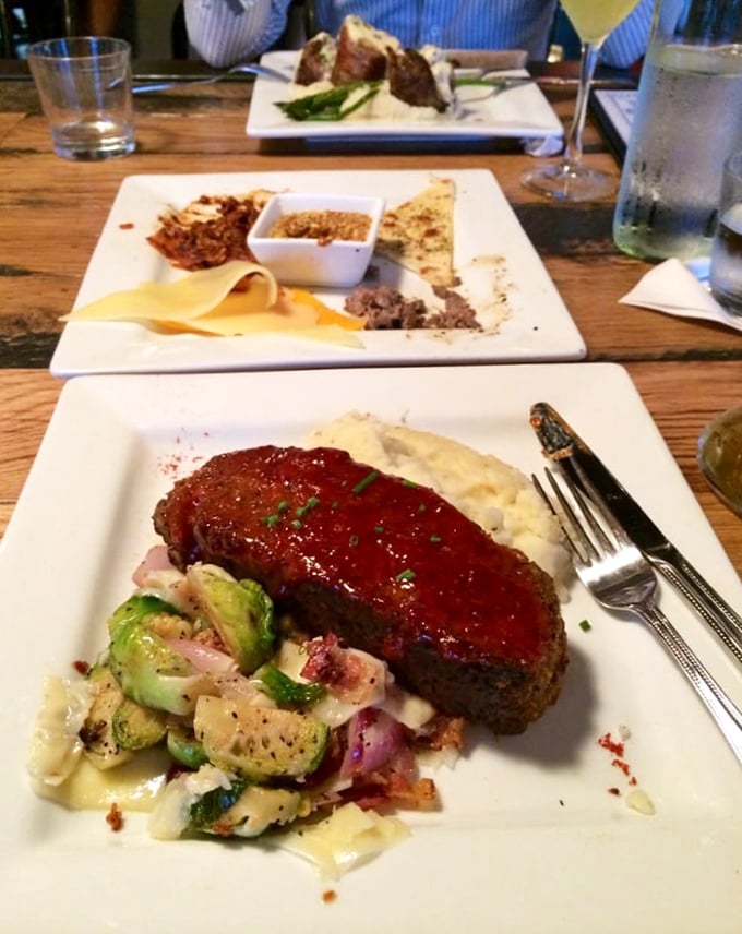 This meatloaf with Brussels sprouts isn't just dinner&mdash;it's edible evidence that comfort food can be sophisticated without being pretentious.