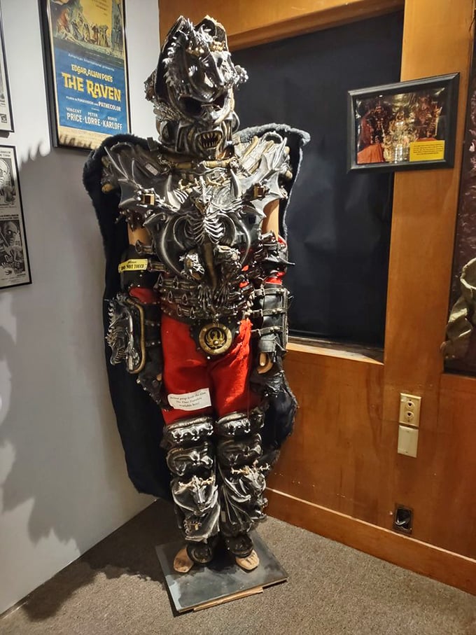 Part alien, part nightmare fuel. This towering creature with exposed skeletal features would make H.R. Giger slow-clap with approval.