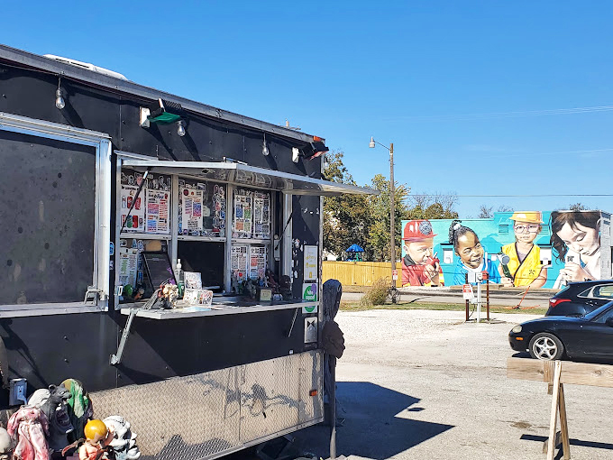 Sunshine, street art, and spooky eats &ndash; the food truck's setting adds an extra layer of local color to your dining adventure.