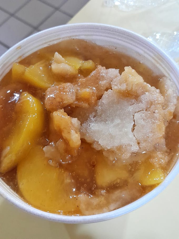 Peach cobbler that makes you understand why Georgia claims the fruit. Those tender peaches swimming in sweet syrup beneath a buttery crust are summer incarnate.