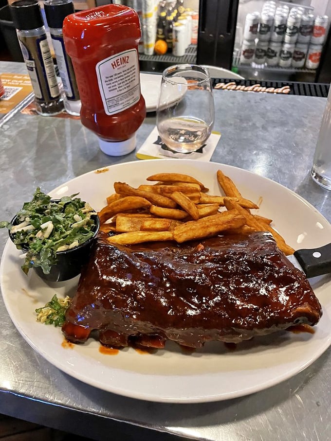 When ribs get this attention, they're not just dinner; they're an event. Glistening with sauce and falling off the bone, they're the reason napkins were invented.