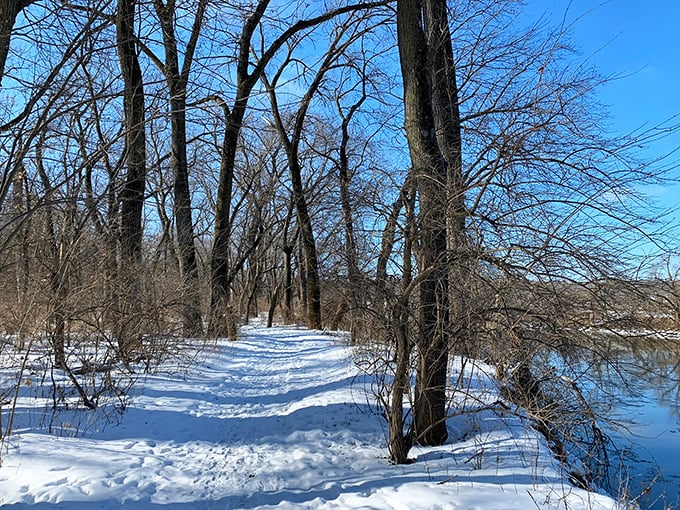 Winter transforms familiar paths into new adventures. Snow-covered trails offer a different kind of serenity&mdash;and proof that Iowa's beauty never hibernates.