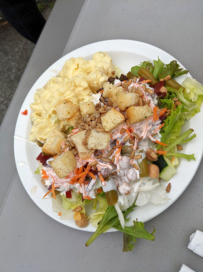 This isn't just a salad&mdash;it's a carefully composed arrangement of textures and flavors that makes eating vegetables feel like an indulgence.