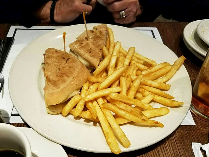 A sandwich that doesn't need to show off&mdash;it knows its worth. Those fries are the supporting actors who steal every scene.