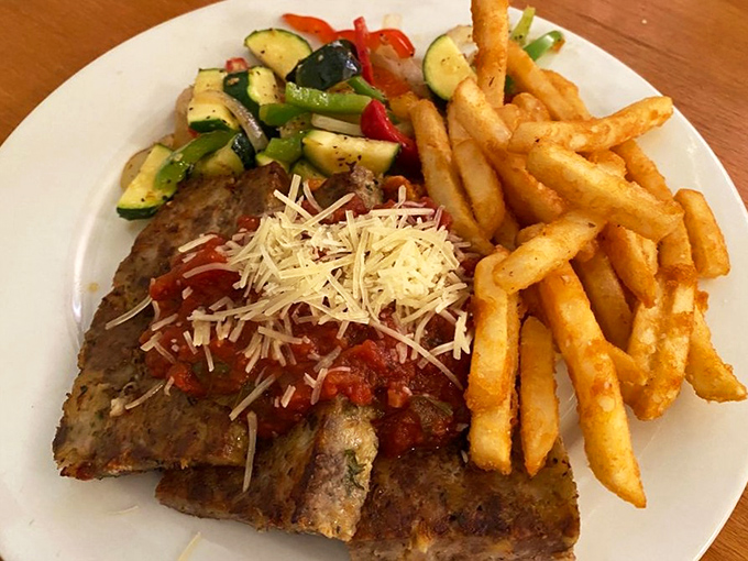 Meatloaf that doesn't just sit on the plate&mdash;it commands attention with its perfect balance of herbs, meat, and that glorious sauce. 