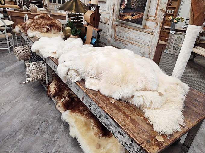 Luxurious sheepskin rugs that would make a Viking proud. Your bare feet deserve this cloud-like softness after a long day.