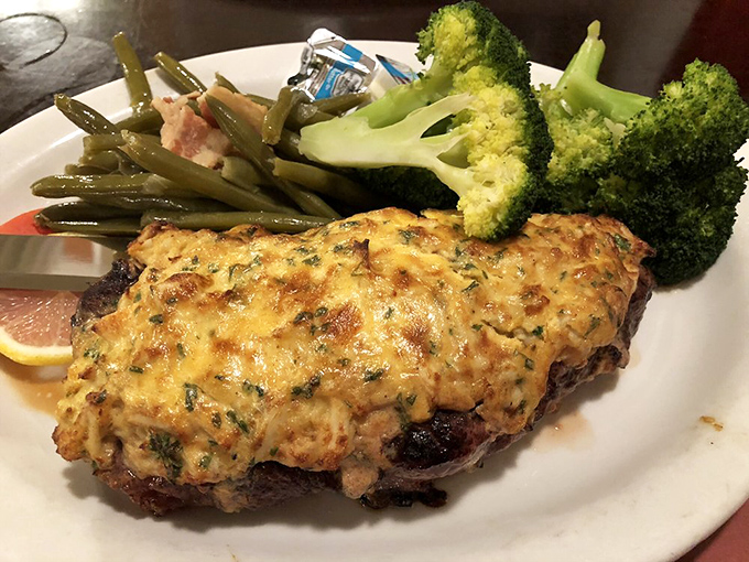 This isn't just a steak&mdash;it's a cheese-crowned masterpiece that makes you wonder why you'd ever waste stomach space on lesser foods.