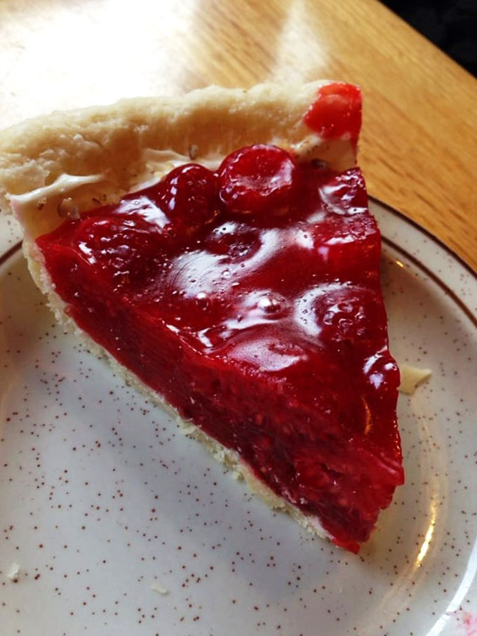 This strawberry pie isn't trying to be Instagram-famous&mdash;it's just naturally photogenic with its ruby-red filling and flaky crust.