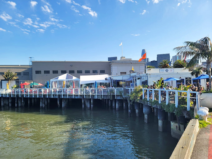 The restaurant sits literally on the water, providing that rare dining experience where your seafood practically jumps from bay to plate.