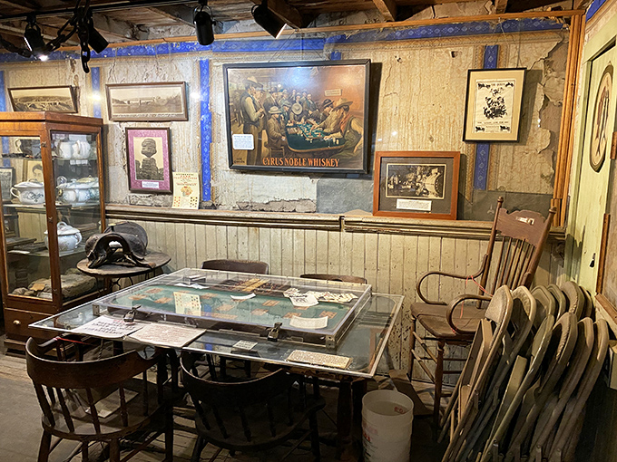 The walls are practically wallpapered with history. Each frame contains a story, each artifact a connection to Tombstone's rowdy past.