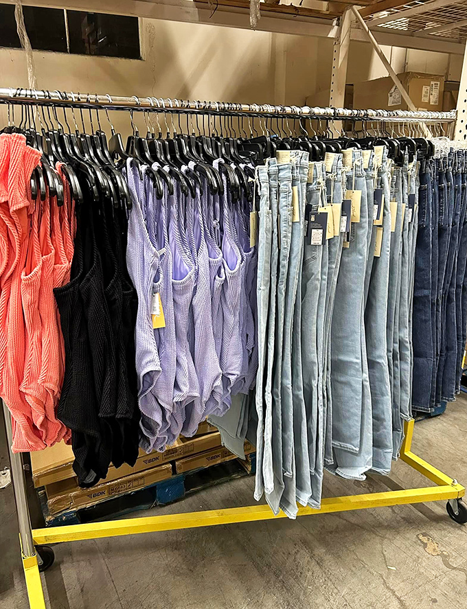 Clothing racks that prove style doesn't need a hefty price tag—just a good eye and the patience to hunt through the options.