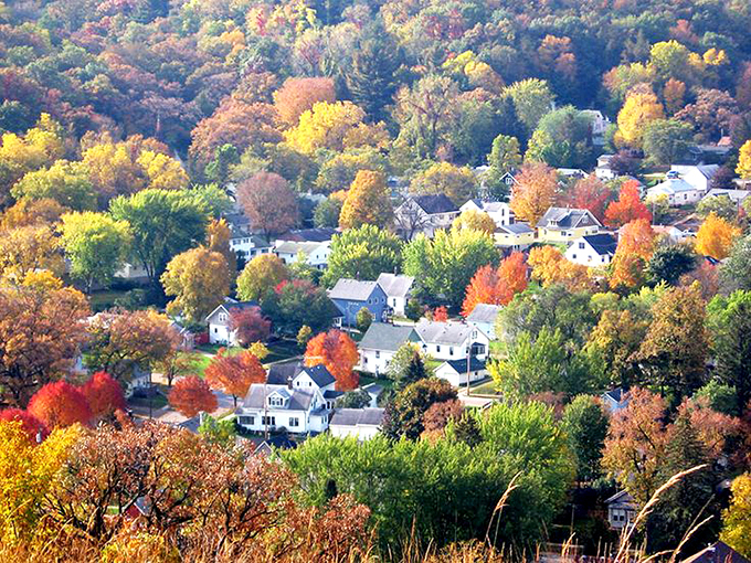 Autumn paints Red Wing neighborhoods with a palette that makes you wonder why anyone would choose to live where seasons don't change.