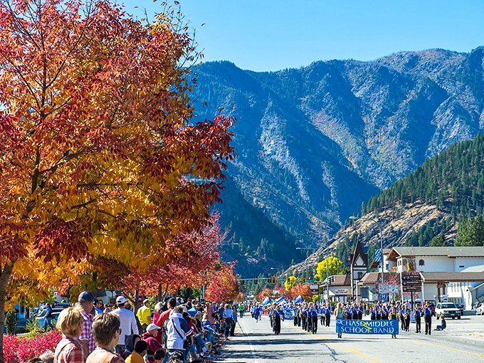 Fall parades march beneath nature's own festival of colors&mdash;where autumn foliage competes with Bavarian facades for which can be more photogenic.
