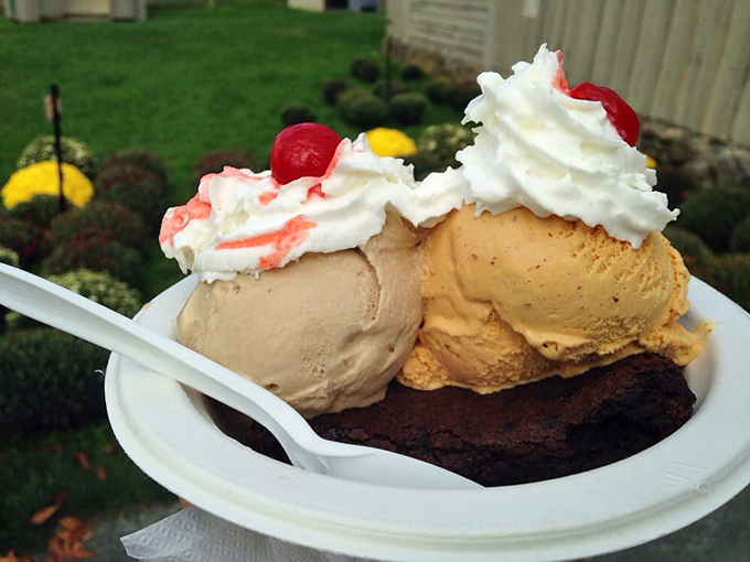This brownie sundae isn't just dessert&mdash;it's an architectural achievement, with layers of warm, cold, soft, and crunchy creating the Taj Mahal of treats.