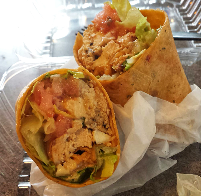 The wrap&mdash;where ingredients that might not normally socialize are forced into close quarters and discover they actually like each other quite a bit.