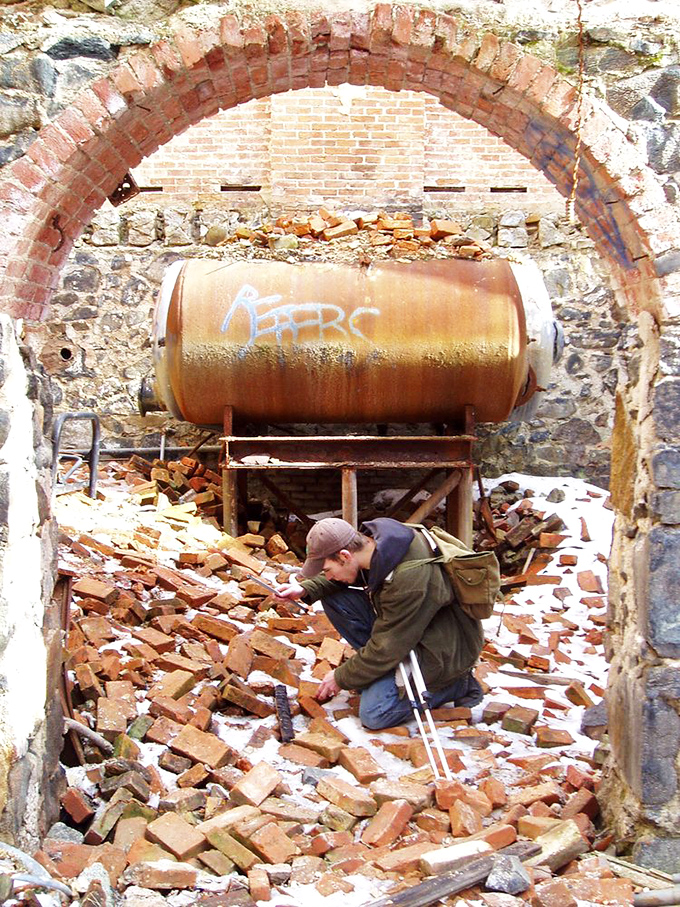 History beneath our feet. Explorers occasionally document the ruins, carefully navigating the precarious remains of what once was.