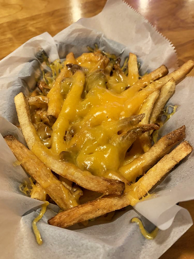 Cheese fries that don't mess around &ndash; proof that sometimes the simple combination of potatoes, cheese, and deep-frying creates pure magic.