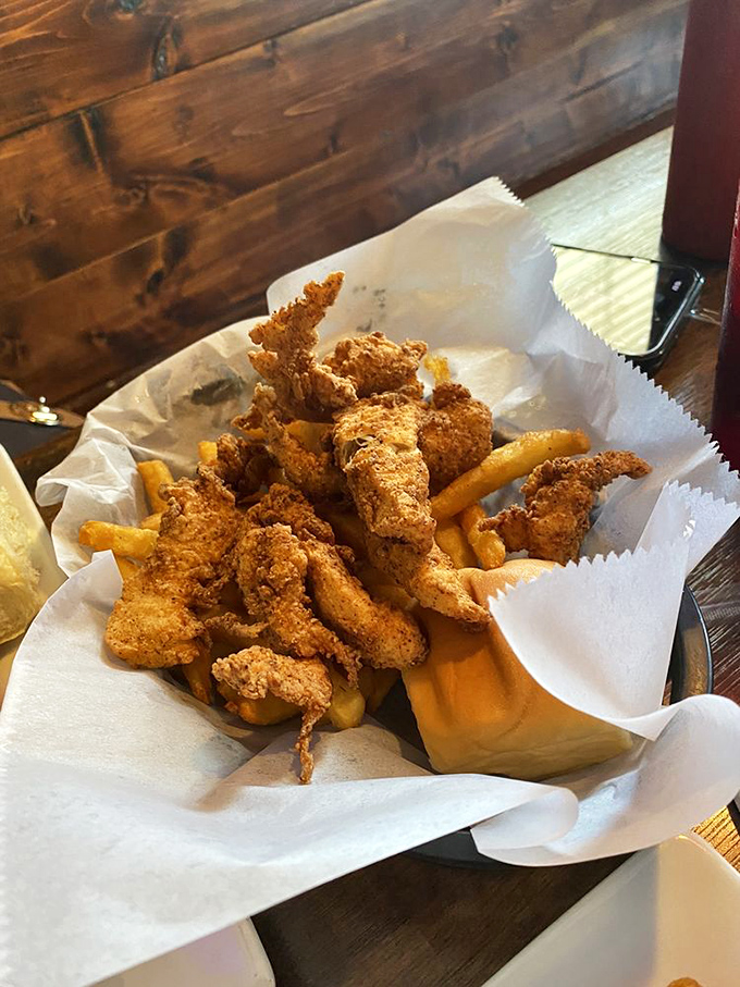 Chicken strips that make you realize all other versions have been lying to you. Crispy, juicy proof that simplicity, when done right, is unbeatable.