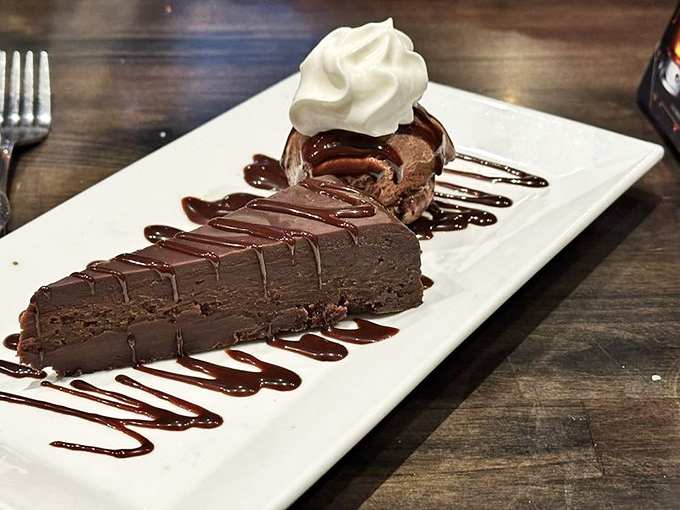 Chocolate torte that doesn't just end your meal&mdash;it provides closure with a standing ovation of cocoa. 