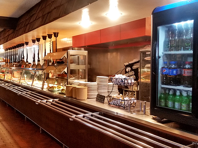 The cafeteria line&mdash;where hopes rise, difficult choices are made, and the staff stands ready to make your comfort food dreams come true.