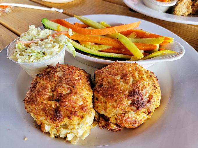 These golden crab cakes contain so much lump meat, they barely hold together&mdash;exactly the "problem" you want to have.
