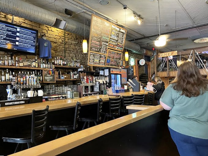 Where burger dreams and bar conversations flow as freely as the local craft beers on tap.