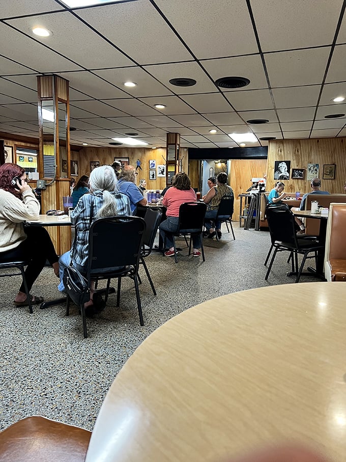 Where locals gather to share news, solve problems, and collectively decide that yes, there's always room for pie.