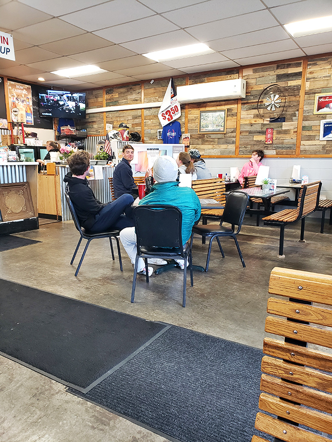 Where locals gather to solve the world's problems over plates of smoked meat, proving that barbecue might actually be the path to world peace.