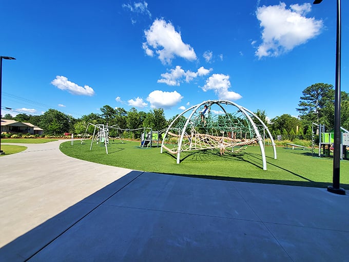 The Field of Miracles playground offers grandparent-friendly design where multi-generational memories are made without multi-zero price tags.