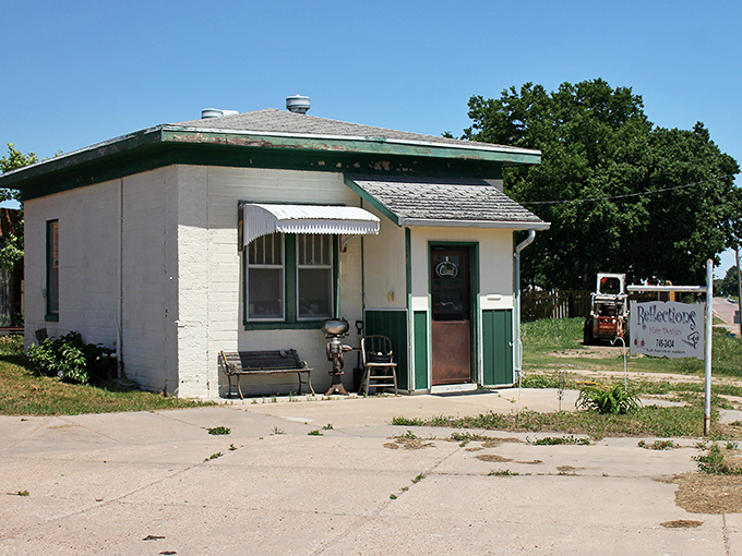 This unassuming shop might not win beauty contests, but like many small-town businesses, it's the character inside that counts. 