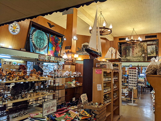 Nautical elements hang from the ceiling while shelves of treasures beckon below. This isn't just shopping&mdash;it's a journey through Pennsylvania Dutch culture. 