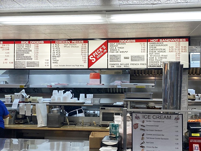 The ordering counter&mdash;where dreams come true and diets go to die. Worth every delicious calorie. 