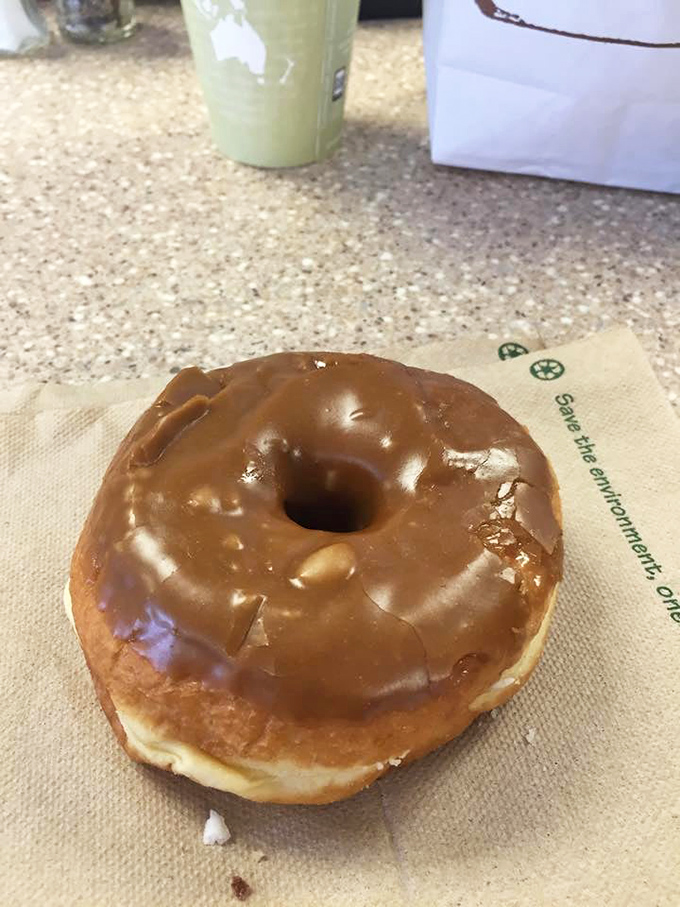 The maple glazed donut—simple, perfect, timeless. Like a little brown dress that never goes out of style.
