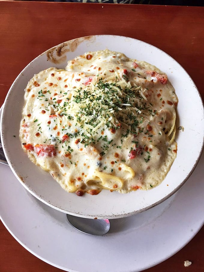 This pasta dish isn't just food&mdash;it's a warm hug on a plate, with cheese melted to golden perfection and herbs adding that perfect finishing touch.