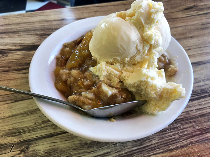 Their peach cobbler &agrave; la mode doesn't just end a meal&mdash;it provides closure, comfort, and a compelling reason to unbutton your pants.