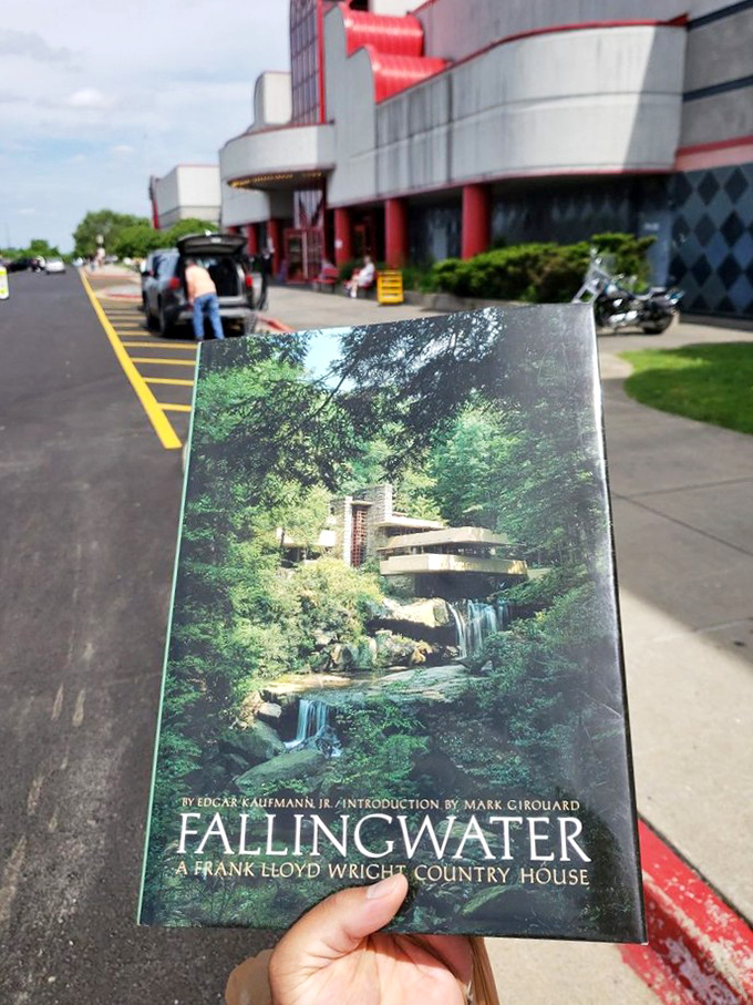 Finding a Fallingwater book outside Rossi's&mdash;a perfect Pennsylvania souvenir discovered amid thousands of other potential treasures.