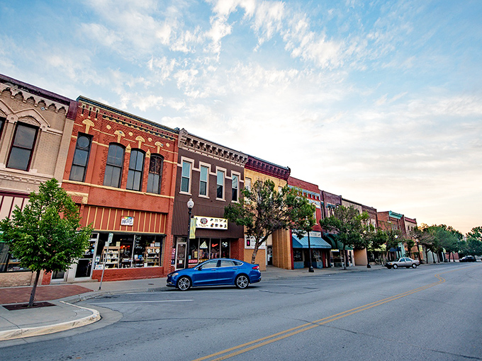 Sunset bathes Commercial Street in golden light, illuminating a downtown where charm and affordability haven't become mutually exclusive concepts.
