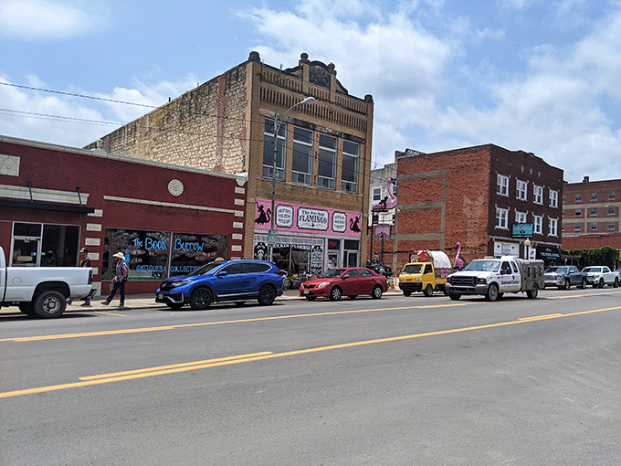 These streets have seen horse-drawn carriages, Model Ts, and now SUVs, yet somehow maintain their timeless, unhurried character.