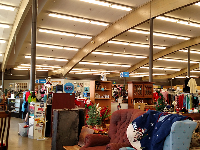 Clear signage guides shoppers through departments with the precision of a well-designed museum, minus the "do not touch" warnings. 