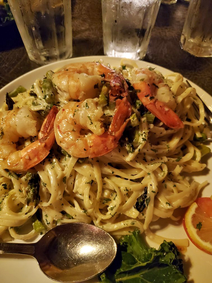 Plump shrimp nestled in creamy pasta&mdash;the kind of dish that makes you slow down and savor every twirl of your fork.