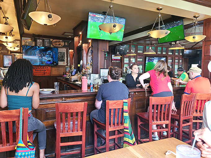 The heart of any great pub is the people who gather there, sharing stories and creating the kind of atmosphere money can't buy.