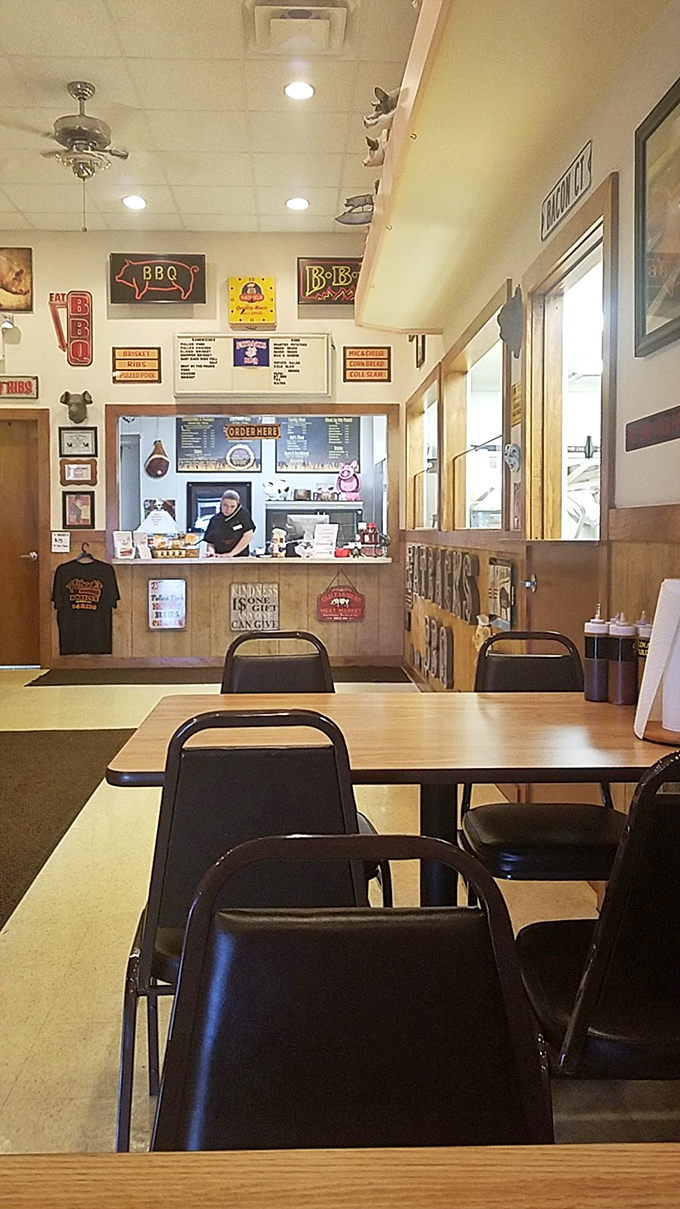 Where the magic happens. Behind that counter, smoke whisperers transform humble cuts into the stuff of Dayton legend.