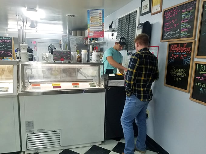 The moment of truth—ordering at the counter. Like Willy Wonka's helpers, these folks hold the key to your immediate happiness.