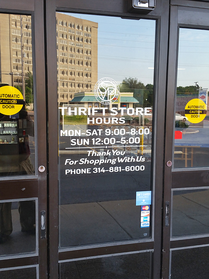 Store hours posted clearly for treasure hunters&mdash;open seven days a week because the thrill of the find doesn't take weekends off.