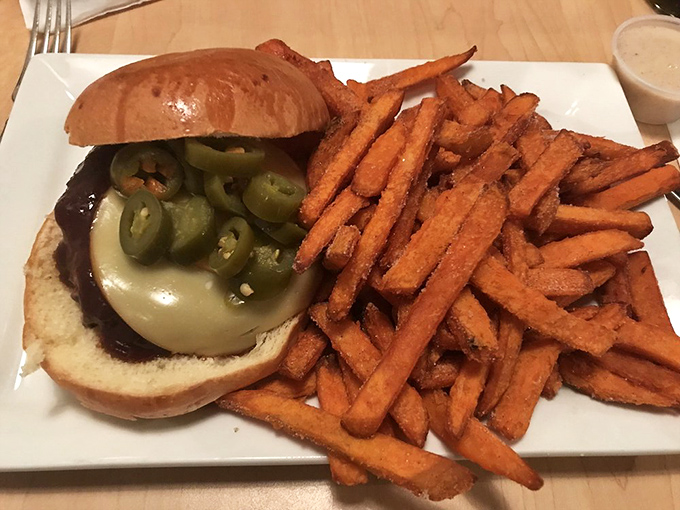 Jalape&ntilde;os bring the heat while the melty cheese cools things down. It's like a temperature tango happening right there on your burger.