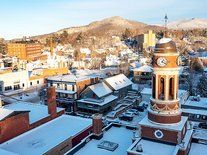 Winter transforms the village into a snow globe scene you can actually step into&mdash;no shaking required.